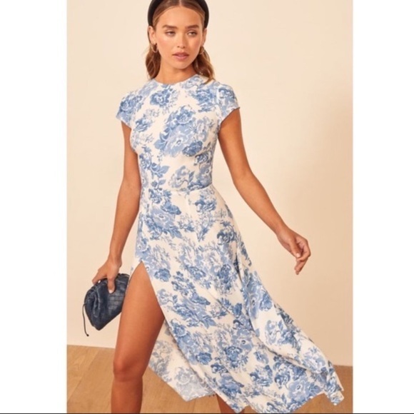 Reformation | Dresses | Reformation Gavin Dress In Olympia New | Poshmark